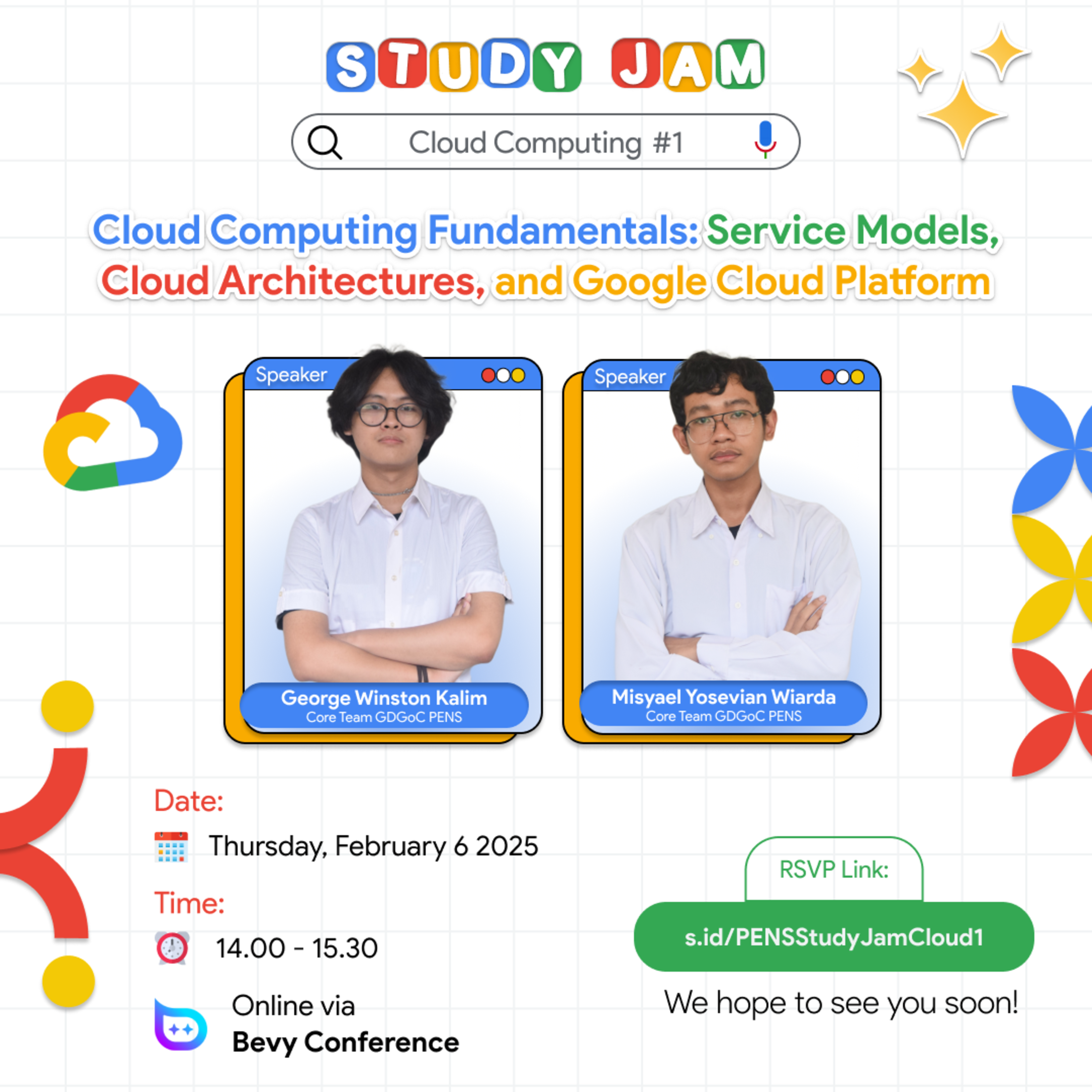 See Study Jam: Cloud Computing #1 at Google Developer Groups GDG on Campus Politeknik ...